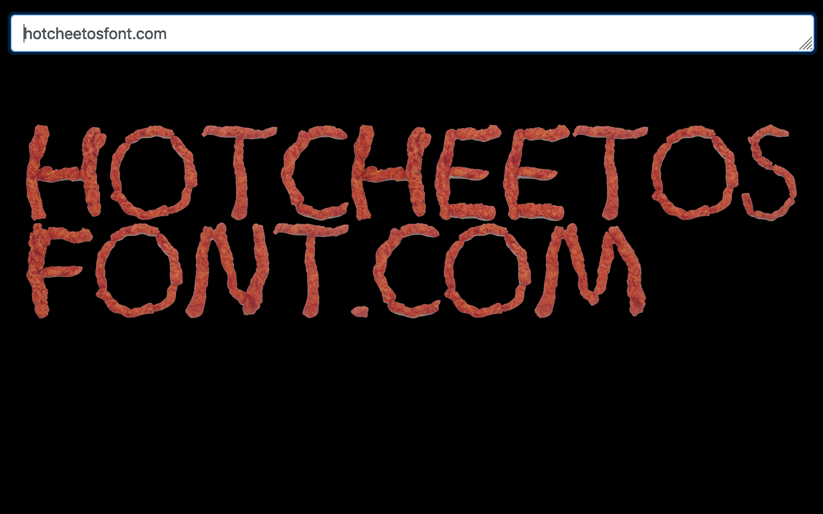 Hot Cheetos Font